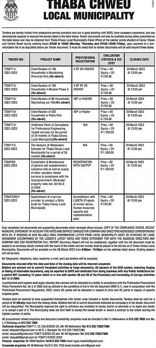 Compilation & maintenance of general valuation & supplementary ...