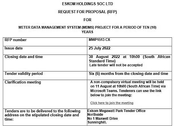 Meter data management system (MDMS) project for 10 years Meter data management system (MDMS) project for 10 years