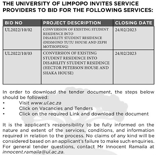 Conversion of existing student residences into disability student ...