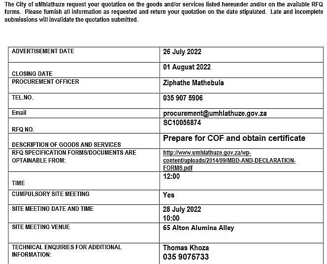 Prepare for COF & obtain certificate for V0410