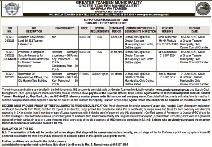 Integrated security measures for electrical main substations for 3 years