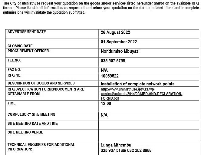 Installation of complete network points